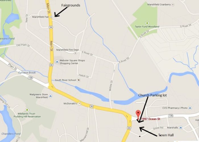 map to town green - Marshfield Fair : Marshfield Fair